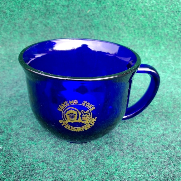 Eskimo Joe's | Dining | Vintage Eskimo Joes Stillwater Or Blue Glass ...